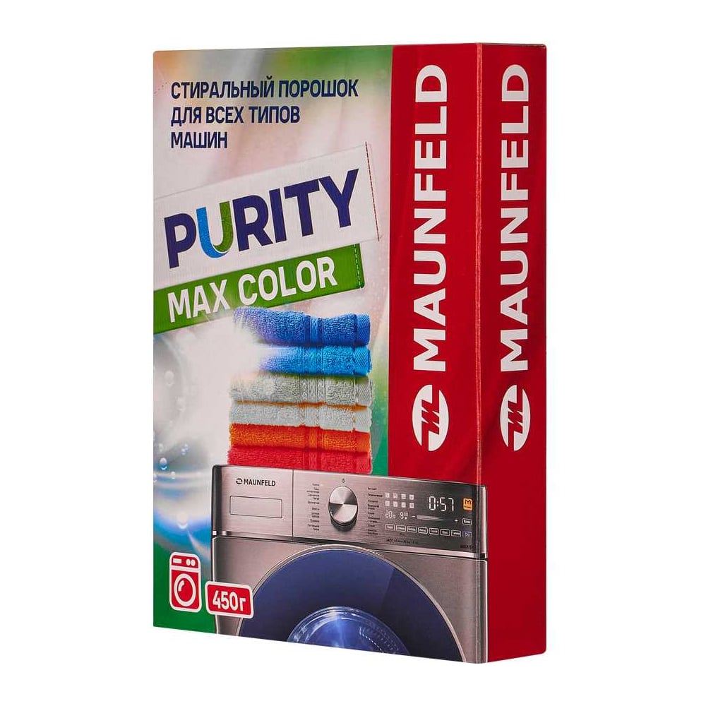 Стиральный порошок MAUNFELD Purity Max Color Automat 450г MWP450CA ...