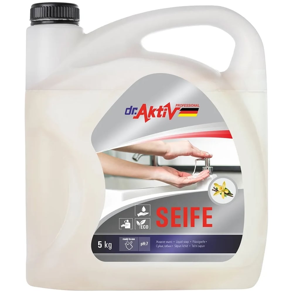 Жидкое мыло Sintec Dr.Aktiv Neutral с ароматом ванили, 5 кг 802613 ...
