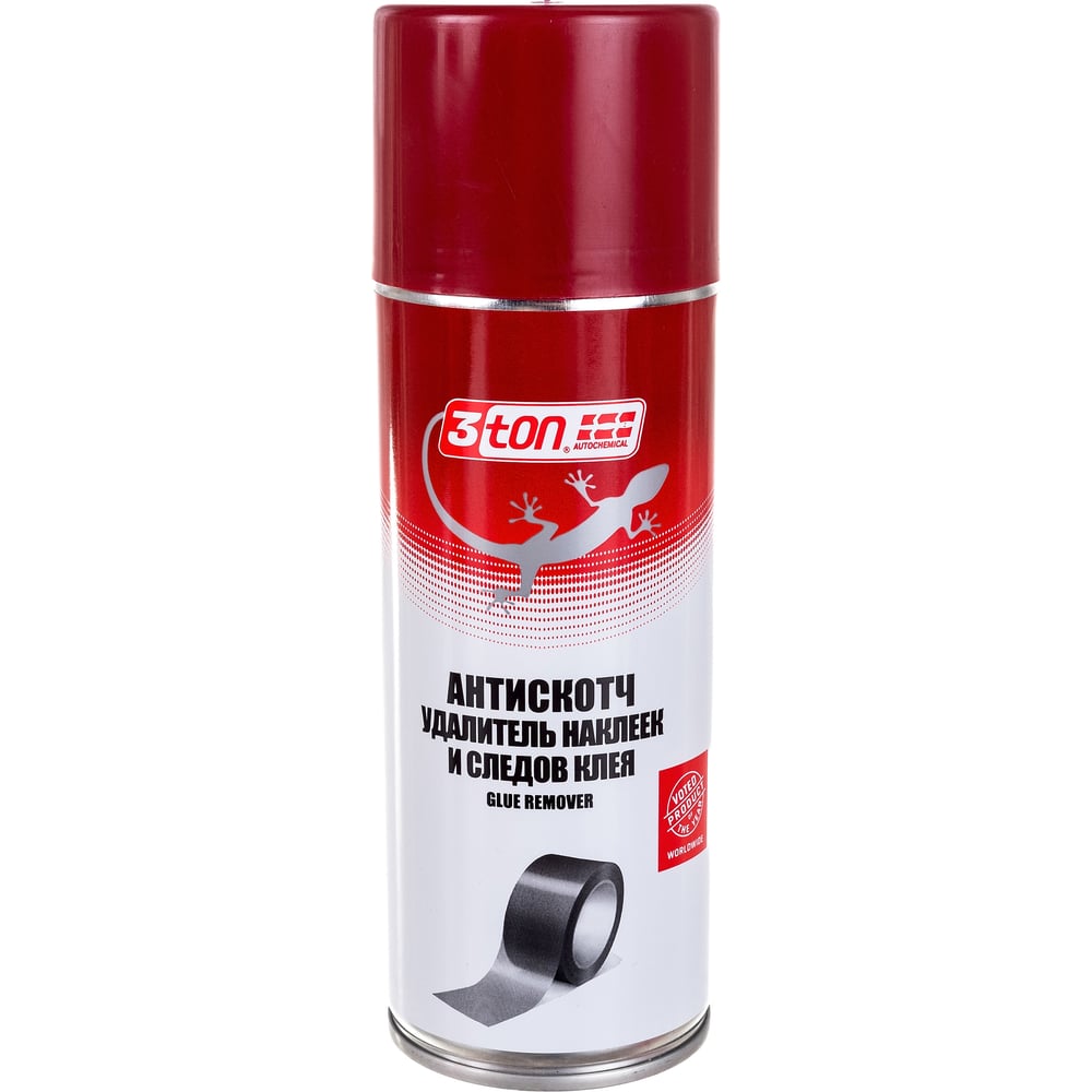Антискотч - удалитель наклеек и следов клея 3ton ТС-585 520 мл 40207 - выгодная цена, отзывы ...