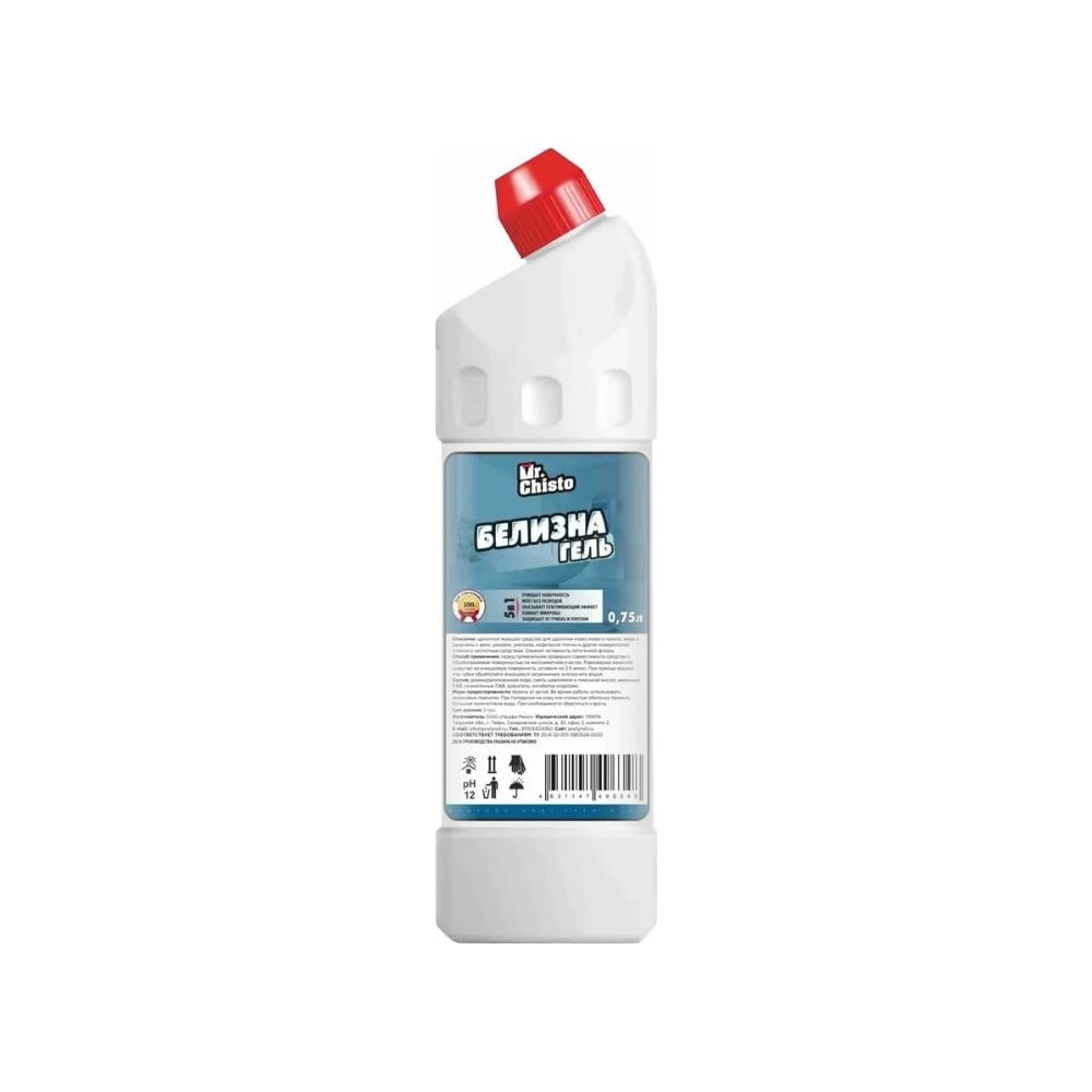 Белизна-гель Profy Mill Mr. Chisto 0.75л (1/28) S2302-075 - выгодная ...