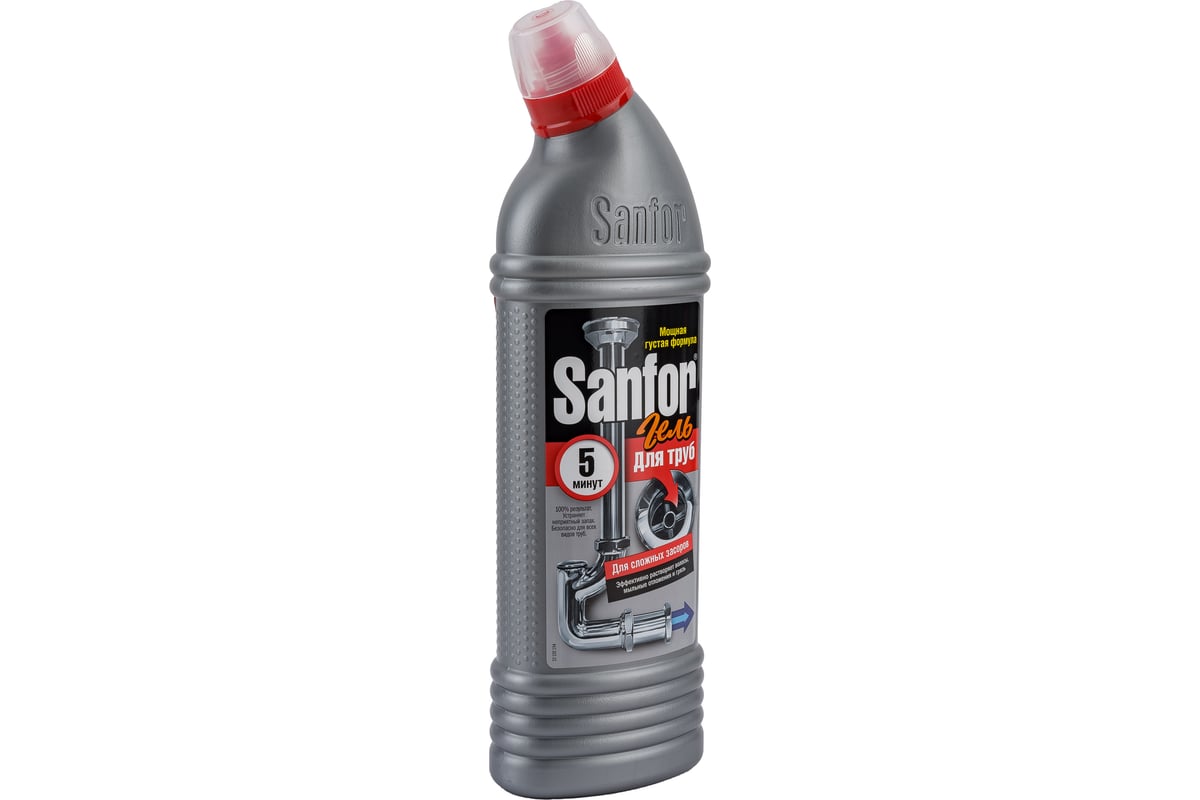 Гель для труб SANFOR 750 г 1559 - выгодная цена, отзывы, характеристики ...
