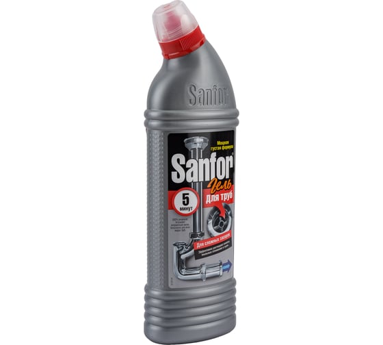 Гель для труб SANFOR 750 г 1559 - выгодная цена, отзывы, характеристики ...