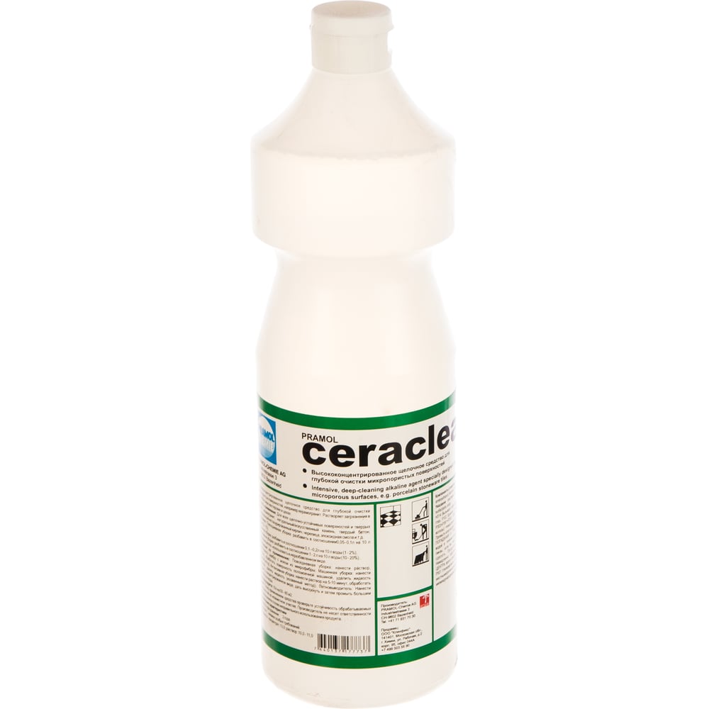 Очиститель щелочной CERA-CLEAN (1 л) для керамогранита Pramol 10228. ...