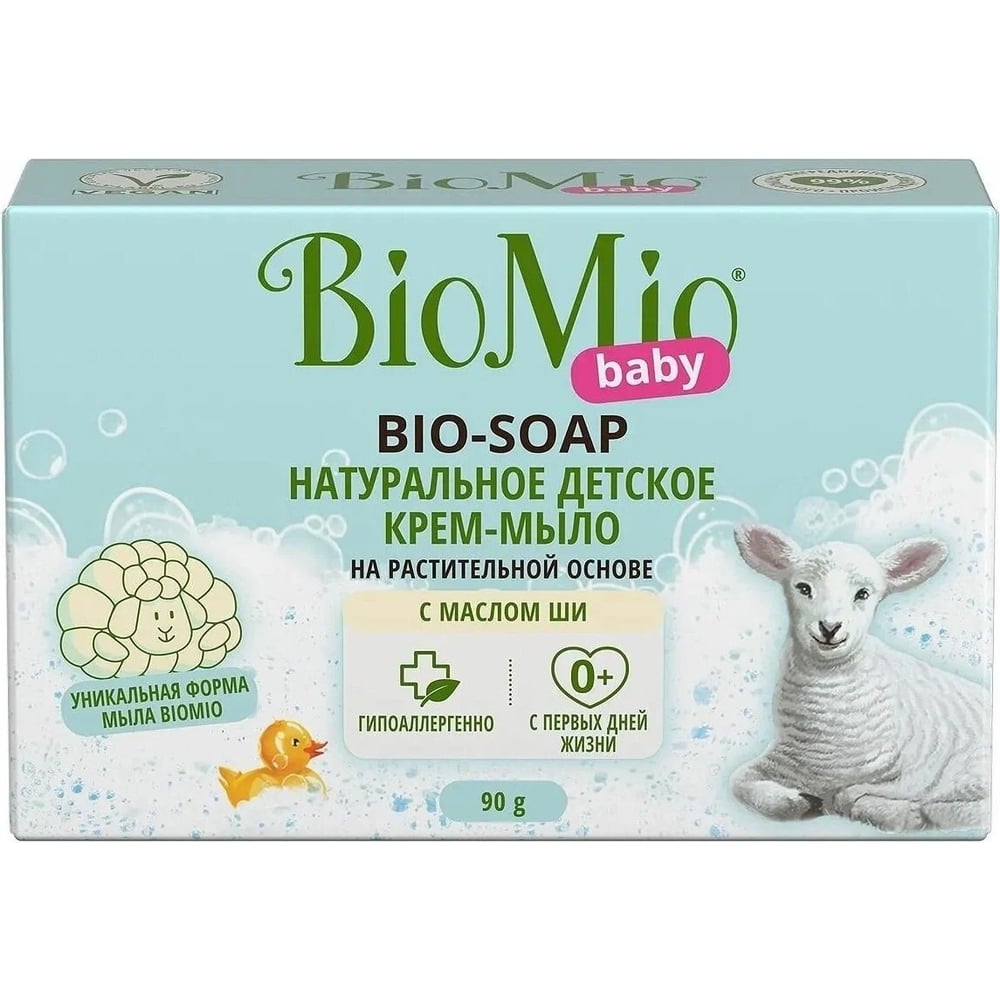 Детское крем-мыло BioMio BABY BIO CREAM-SOAP 90г 520.04390.0101 ...