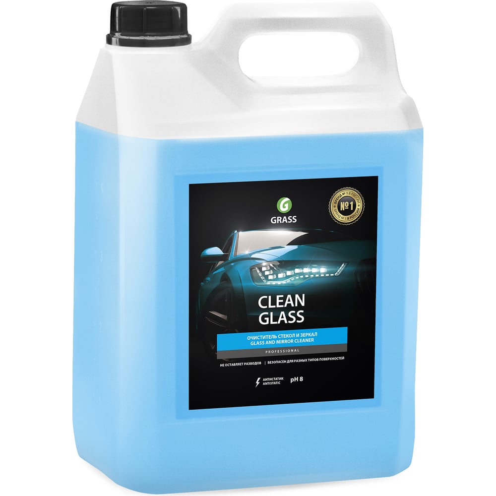 Очиститель стекол и зеркал Grass Clean Glass 5 кг 133101 - выгодная ...