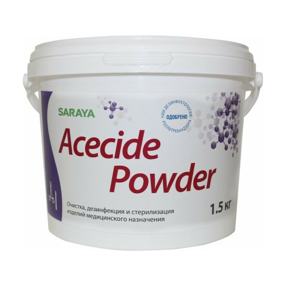 Дезинфицирующее средство для дезинфекции и стерилизации Saraya Acecide ...