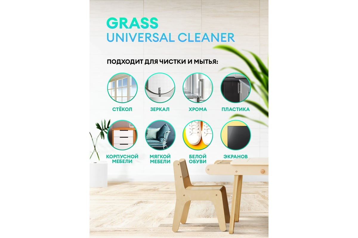 Универсальное чистящее средство для уборки GRASS Universal Cleaner ...