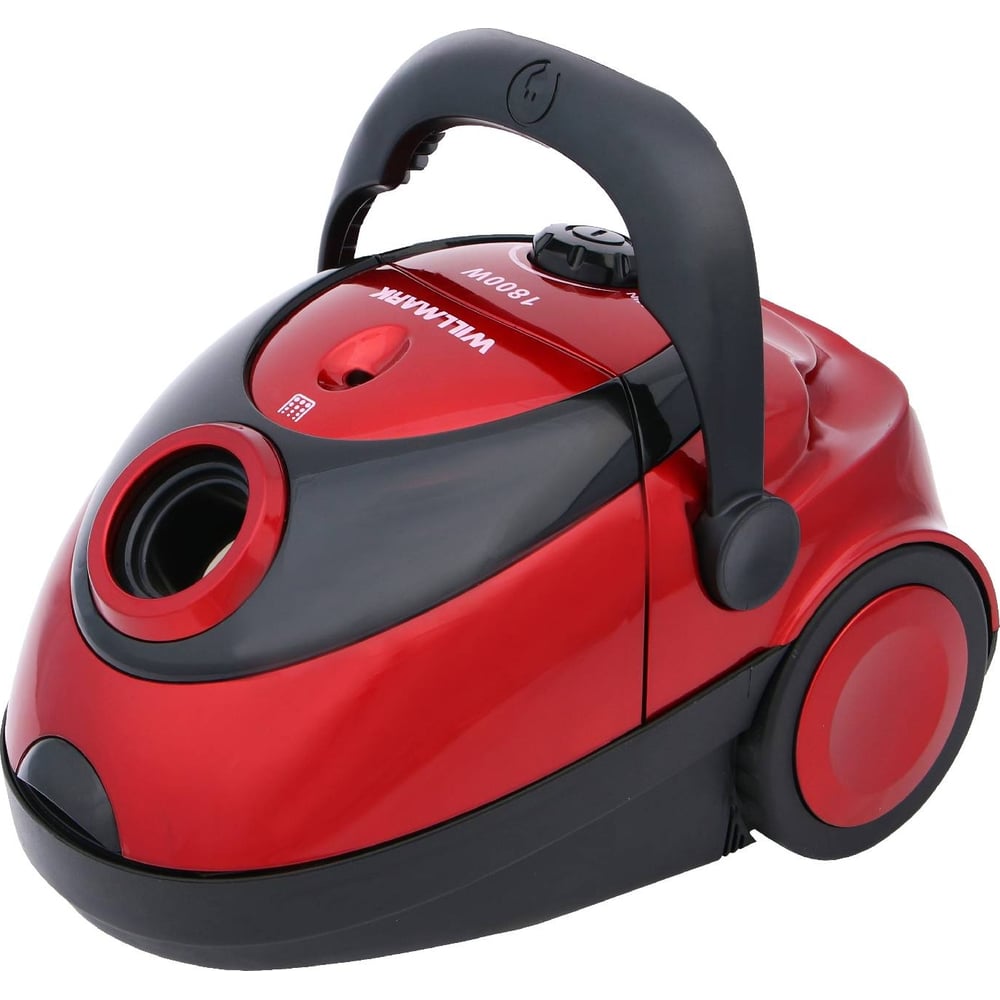 Пылесос Willmark VC-1842DB мешок для сбора пыли, 1800 Вт, красный 2000393 - выгодная цена ...