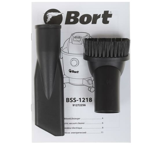 Пылесос BORT BSS-1218 91272256 - выгодная цена на строительный пылесос ...