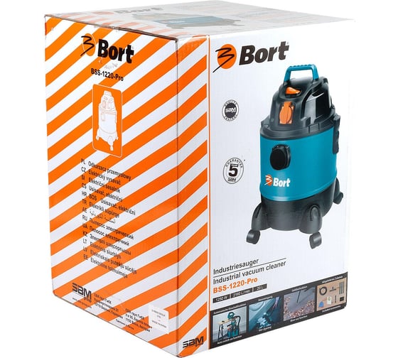 Строительный пылесос BORT BSS-1220-Pro - выгодная цена, отзывы ...