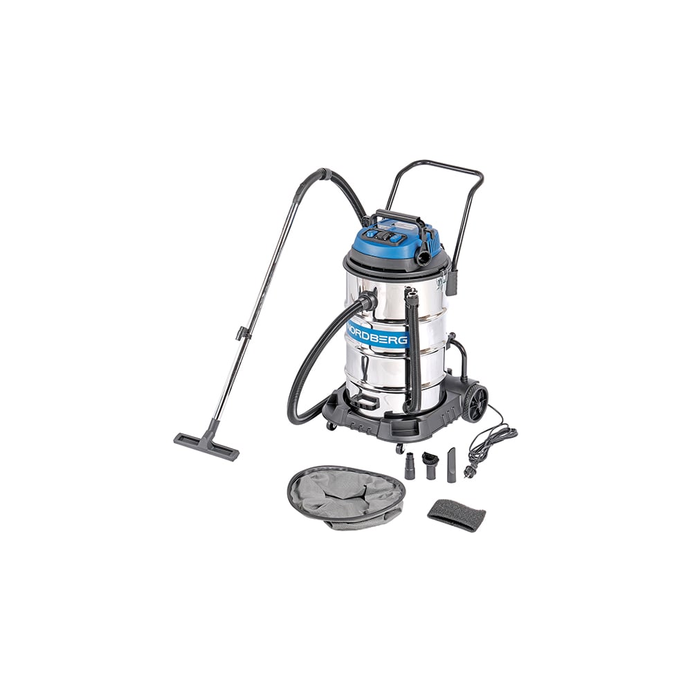 Пылесос NORDBERG двухтурбинный 80л, 2400 Вт 01-00000353 NV82 - выгодная ...