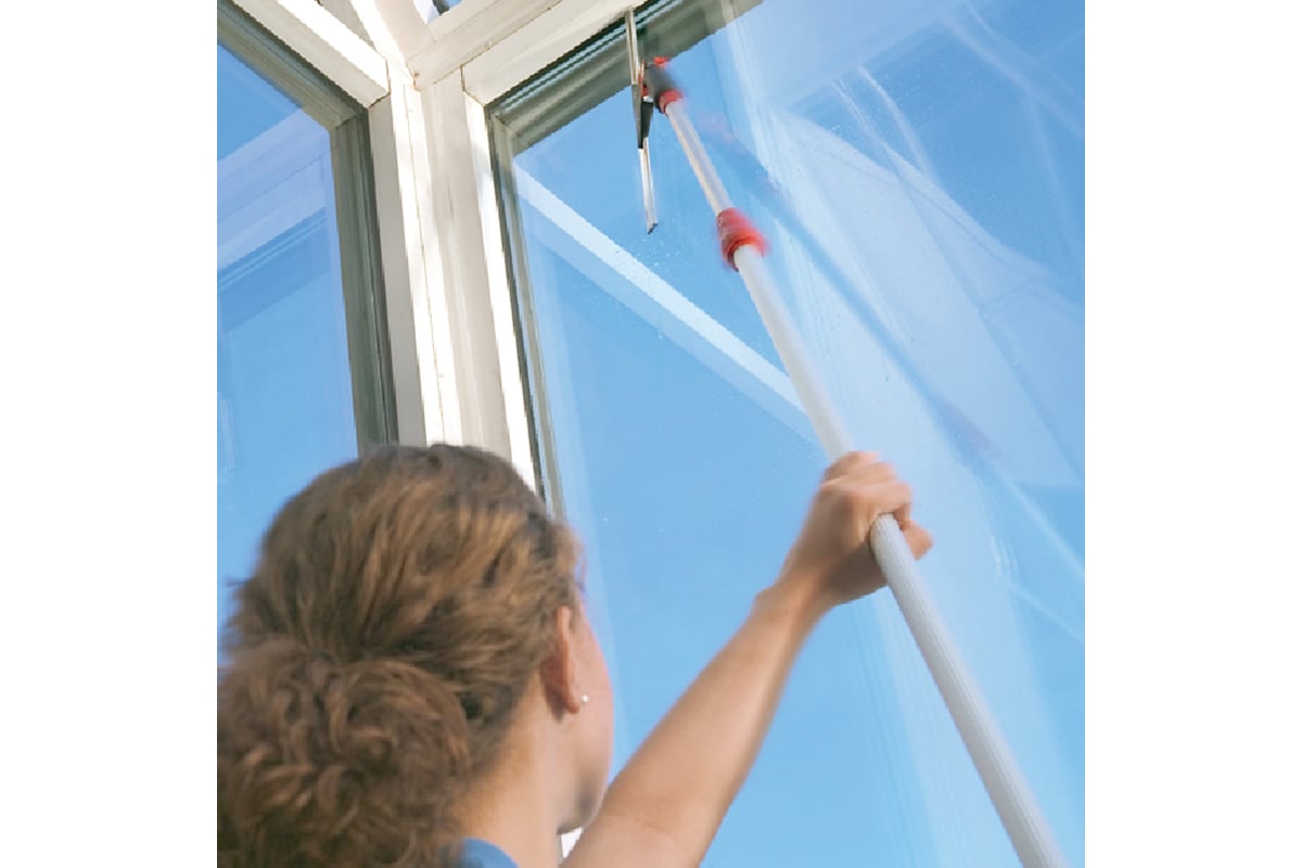 Телескопический черенок-ручка VILEDA до 2.5 м 2х1.25 м, алюминиевый ...