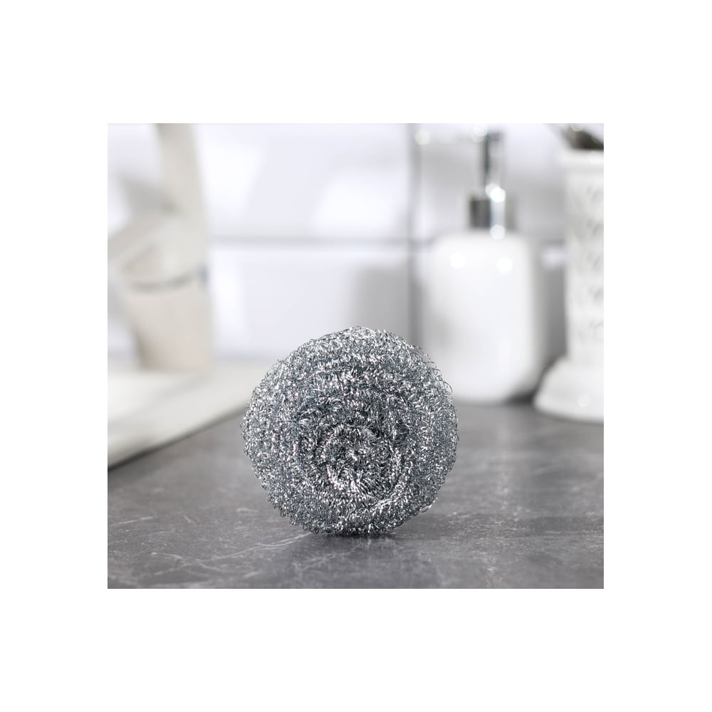 Губка Доляна металлическая спираль, 18 гр 647016 - выгодная цена ...