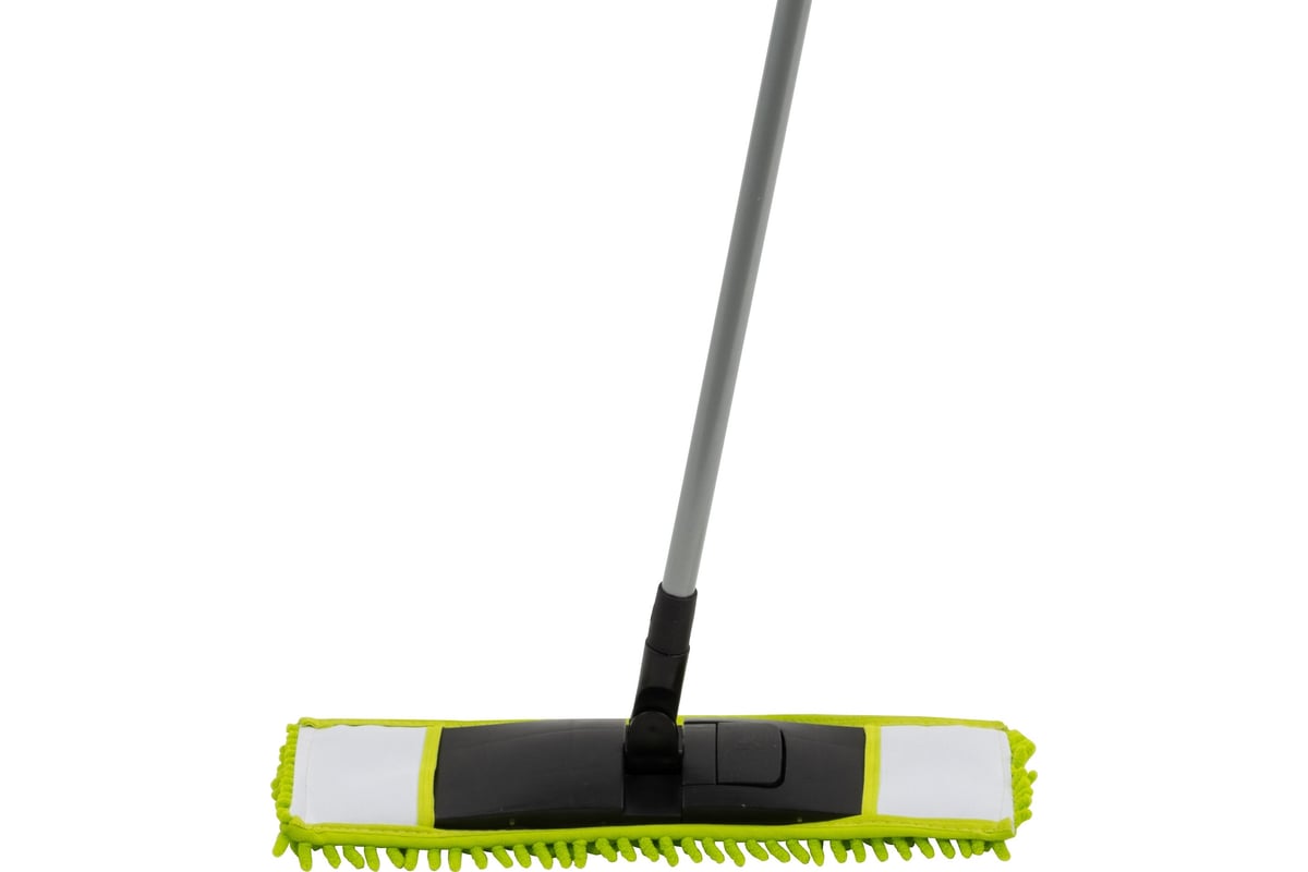 Швабра для пола с насадкой из микрофибры Рыжий кот Mop Clean, лапша ...
