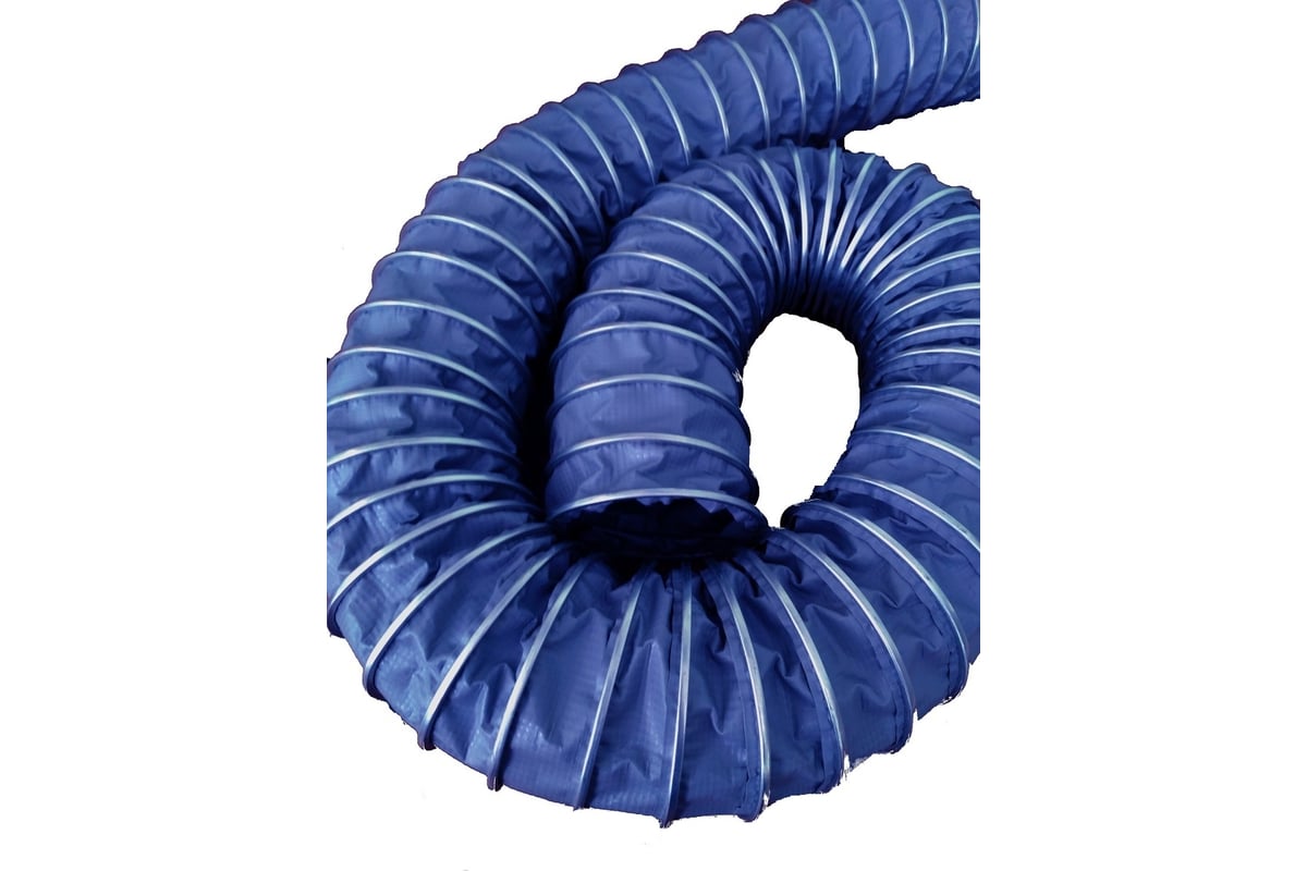 Воздуховод полимерный СL VINIL 50 мм, 5 м, CLIP, синий TEX 50/5Bl ...