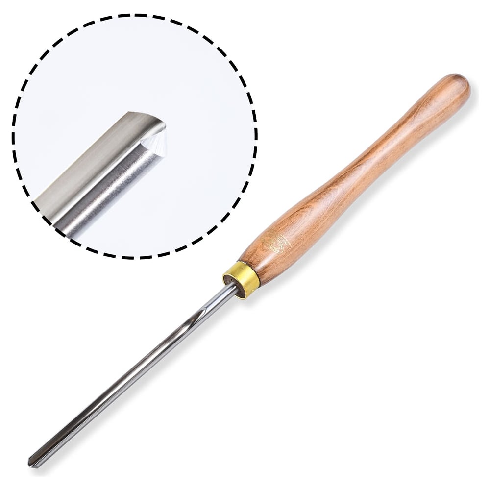 Резец токарный Bowl Gouge 10 мм, рукоять 354 мм GROWN TOOLS М00006097 ...