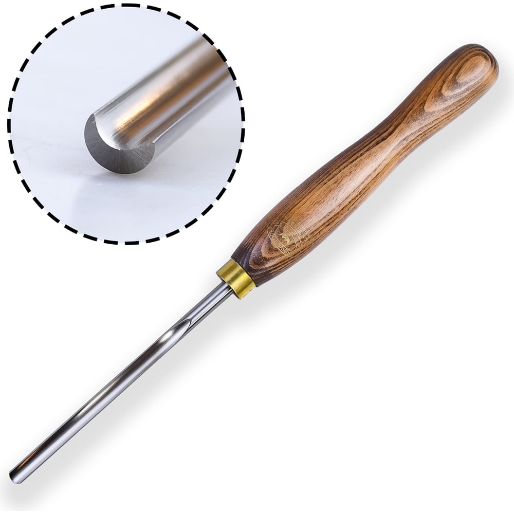 Резец токарный Spindle Gouge, 10 мм, рукоять 216 мм GROWN TOOLS ...