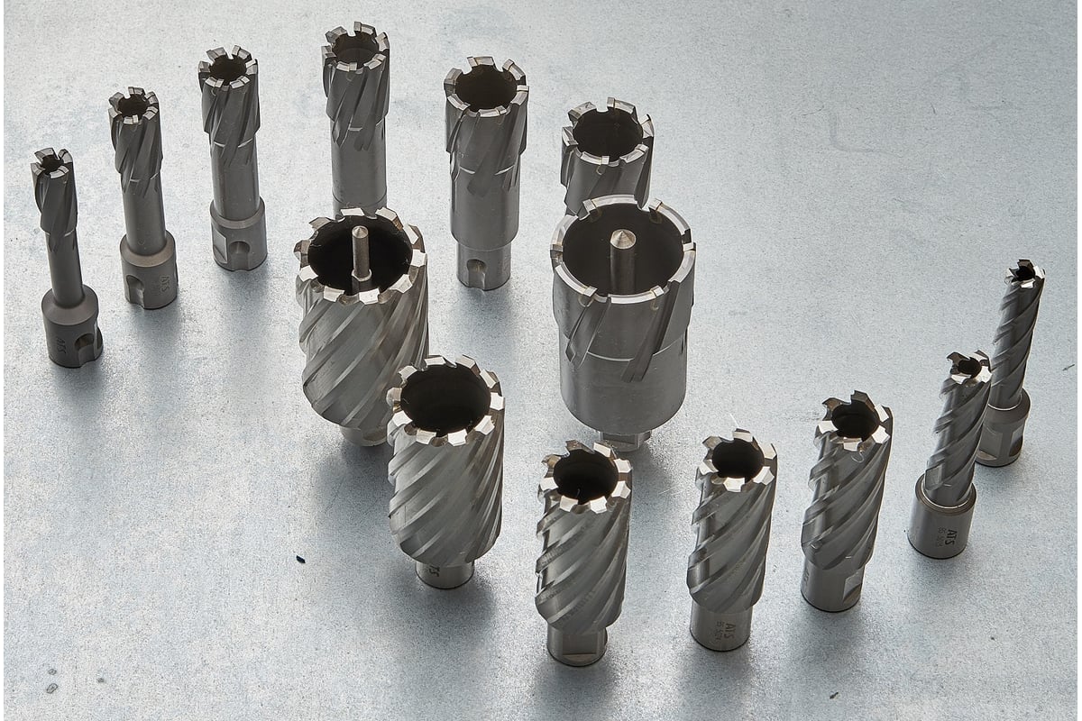 Сверло корончатое HSS (14х50 мм; Weldon 19) AT-S BS5014 - выгодная цена ...