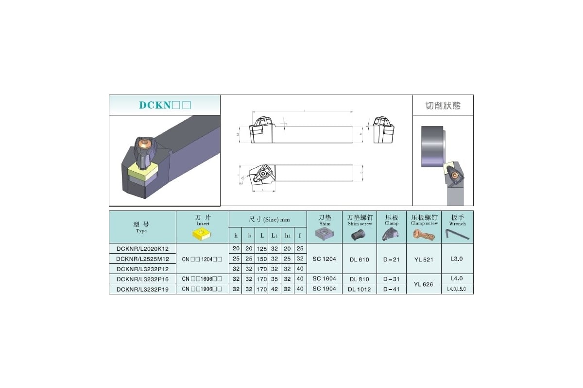 Державка DCLNR2020K12 PROSAERS 33186 - выгодная цена, отзывы, характеристики, фото - купить в ...