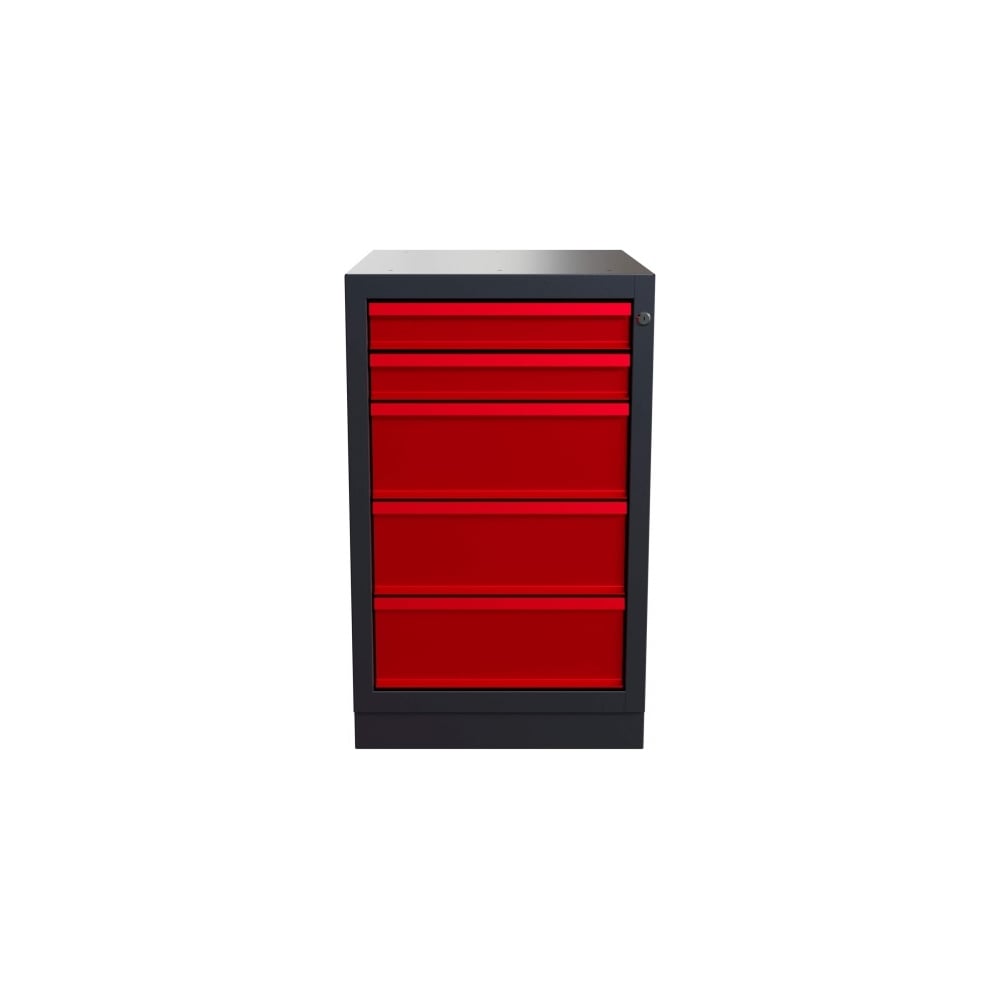 Тумба WK-5 7016 серый-антрацит, муар корпус, глянец 3003 IRONMEBEL M-IM ...