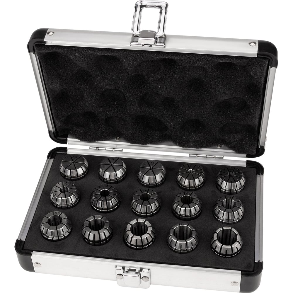 Набор цанг industrial ER25, 2-16 мм, 15 шт NORGAU 031001725 - выгодная ...