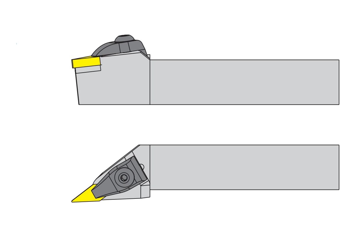 Токарная державка наружная DVJNR 2525 M16 New Century NC230271 ...