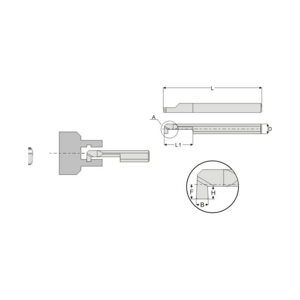 Минирезец MGR 4 B0.5 L10 DESKAR 00-00048365 - выгодная цена, отзывы, характеристики, фото ...
