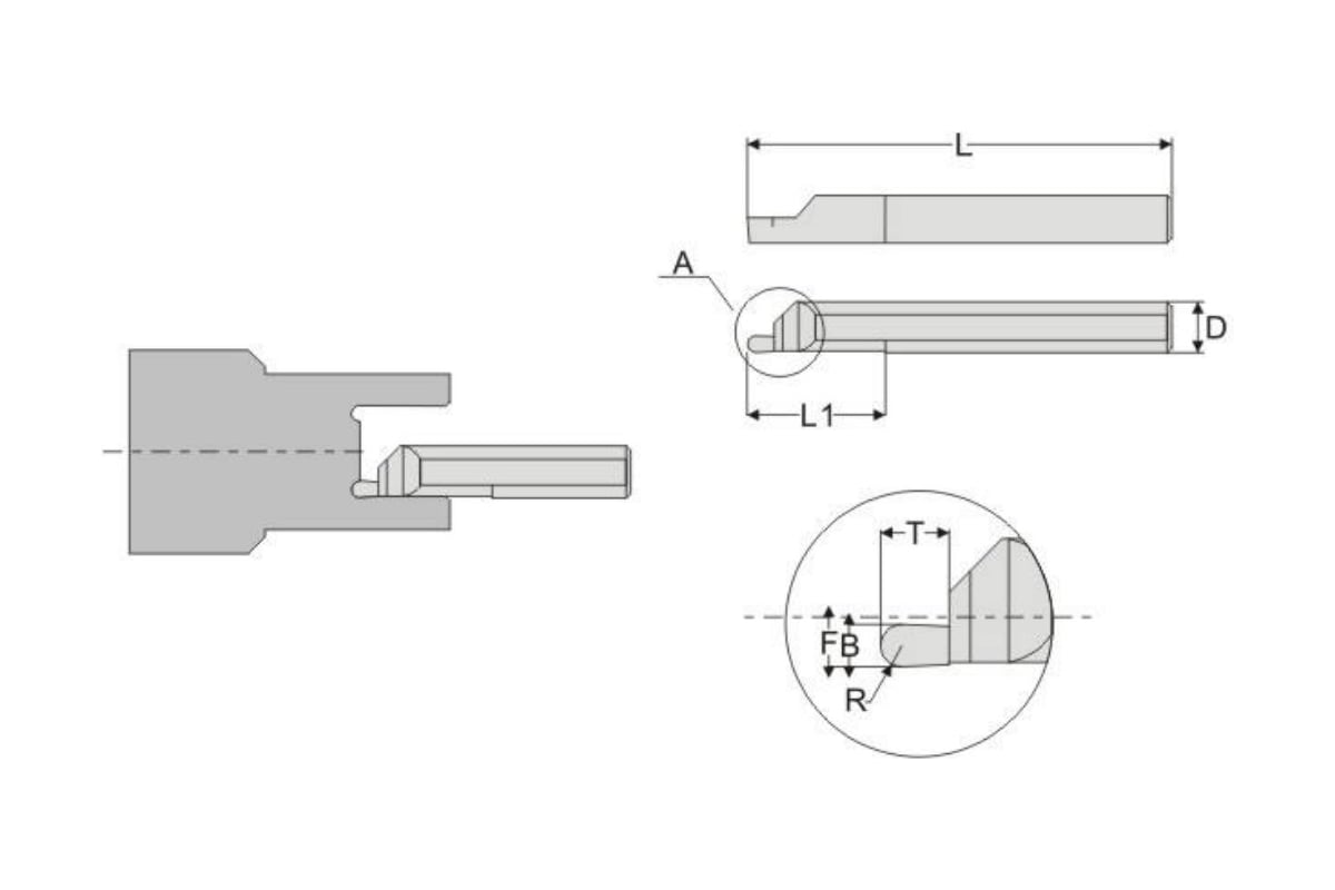 Минирезец MZR 4 R0.5 L15 DESKAR 00-00048418 - выгодная цена, отзывы, характеристики, фото ...