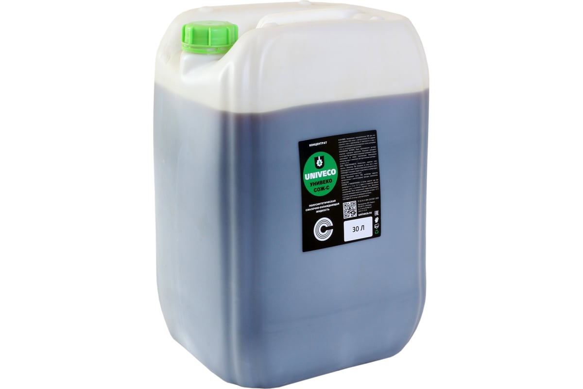 Смазочно-охлаждающая жидкость СОЖ-С30 концентрат 30 л УНИВЕКО ...