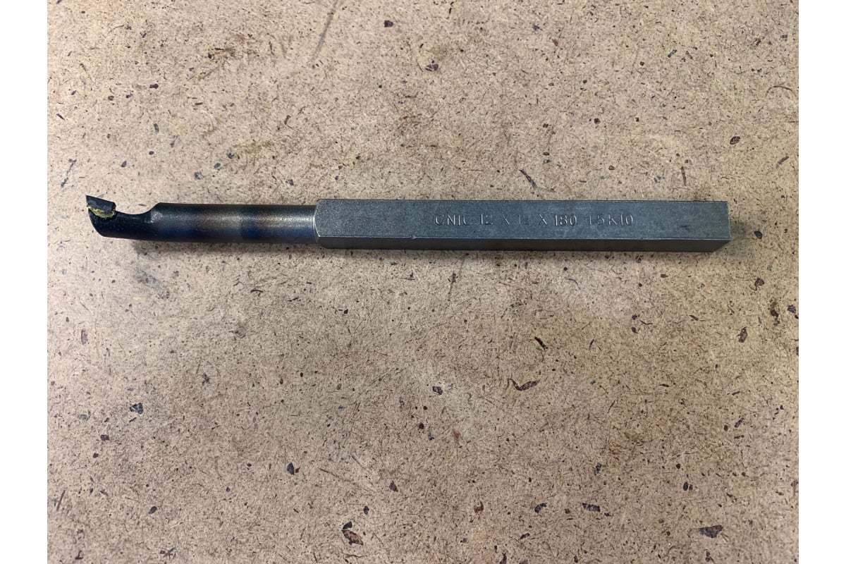 Резец расточной для глухих отверстий (12х12х180 мм; Т5К10; DIN 4974 ...