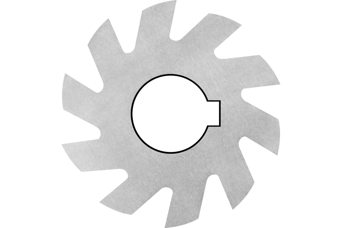Фреза фасонная полукруглая вогнутая 100x36.0x32 мм, R 9 мм, Z-10, Р6М5 ...
