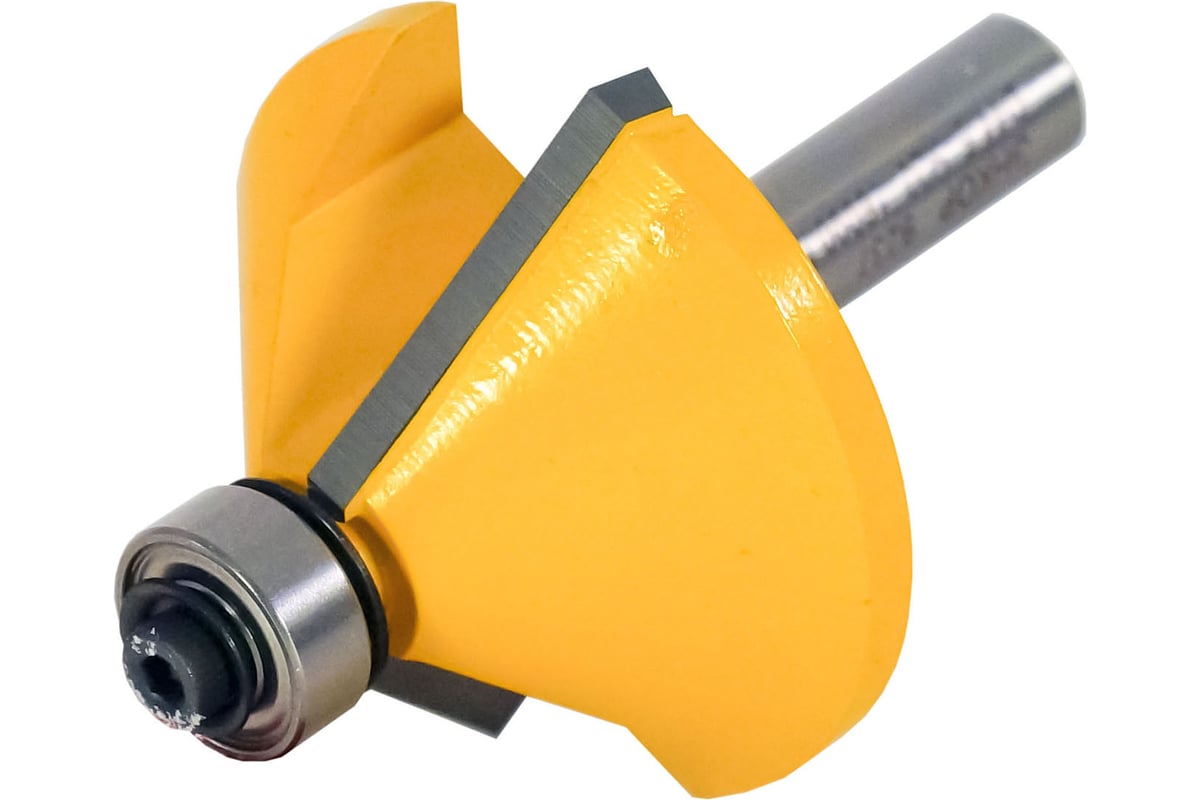 Фреза кромочная конусная (44.5х20 мм; 45°; хвостовик 8 мм) по дереву ...