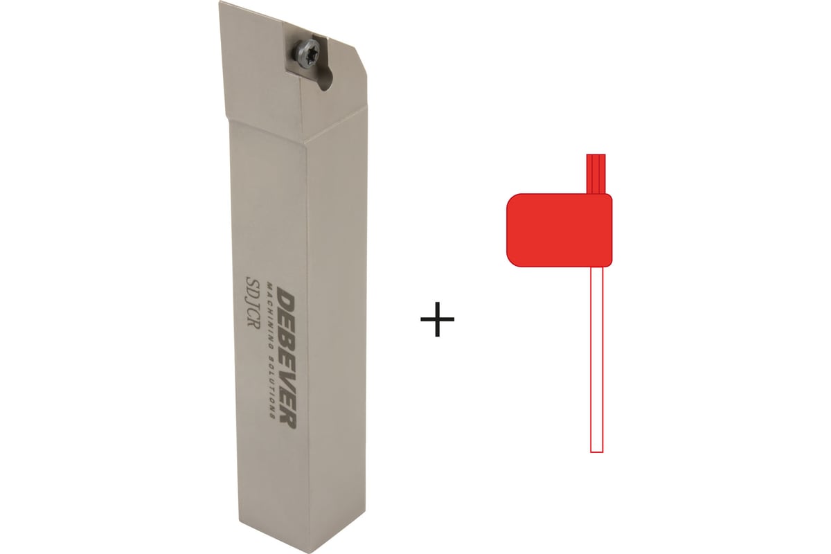 Державка токарная SDJCR 1212 F07 правая Standard DeBever DB-S-SDJCR1212F07 - выгодная цена ...