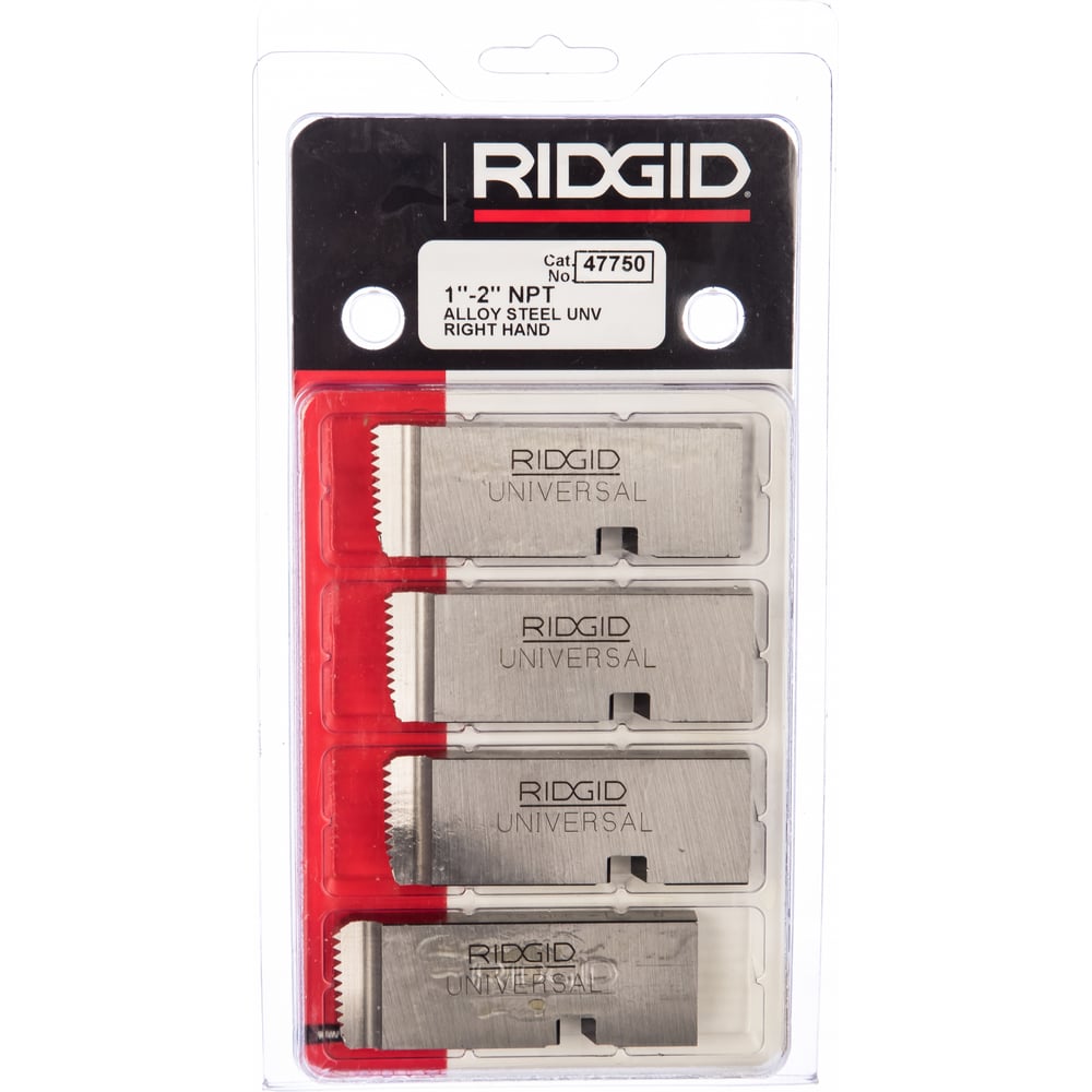 Гребенка резьбонарезная (4 шт; 1" - 2"; NPT; легированная сталь; правая ...