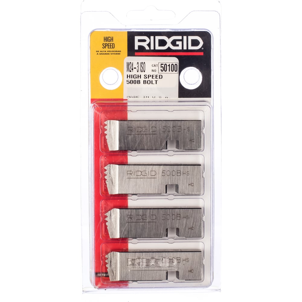 Гребенка резьбонарезная для болтов ISO RH HS M24 X 3.0 RIDGID 50100 ...