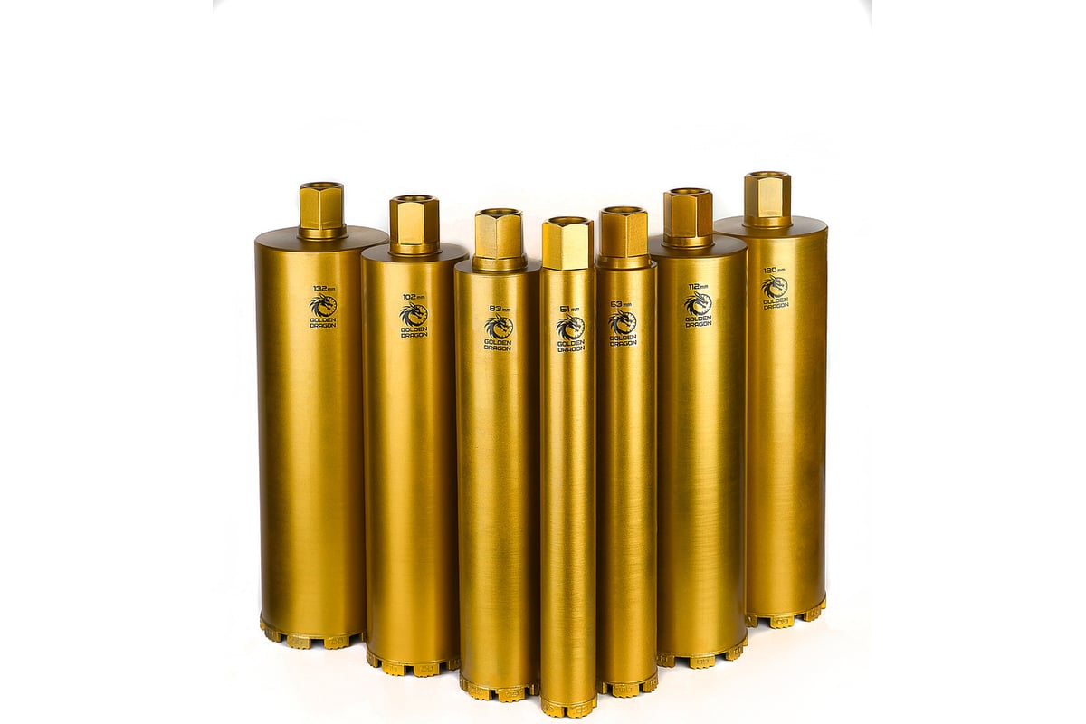 Коронка алмазная по бетону 120/400 мм, 10 сегментов, 1 1/4 GOLDEN ...