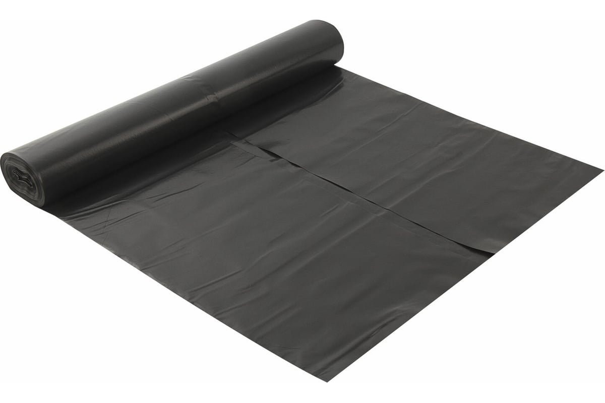 Мешки (10 шт; 160 л; 90х110 см; черные; ПВД; 100 мкм) для мусора ЛАЙМА ...