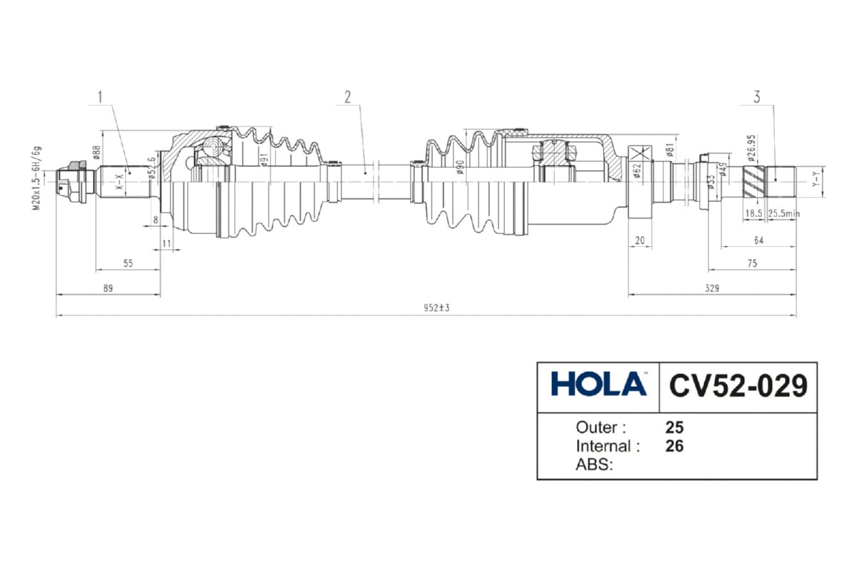 Привод передних колес для а/м Renault Duster 2WD, Nissan Terrano правый ...