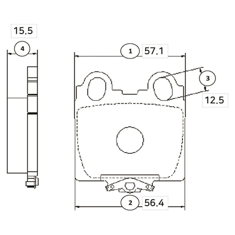Тормозные колодки задние CTR GK1042 - выгодная цена, отзывы ...