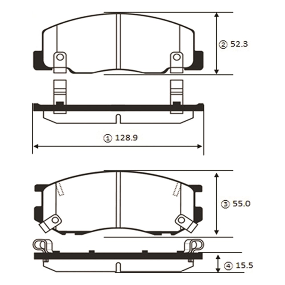 Колодки тормозные передние CTR GK1041 - выгодная цена, отзывы ...