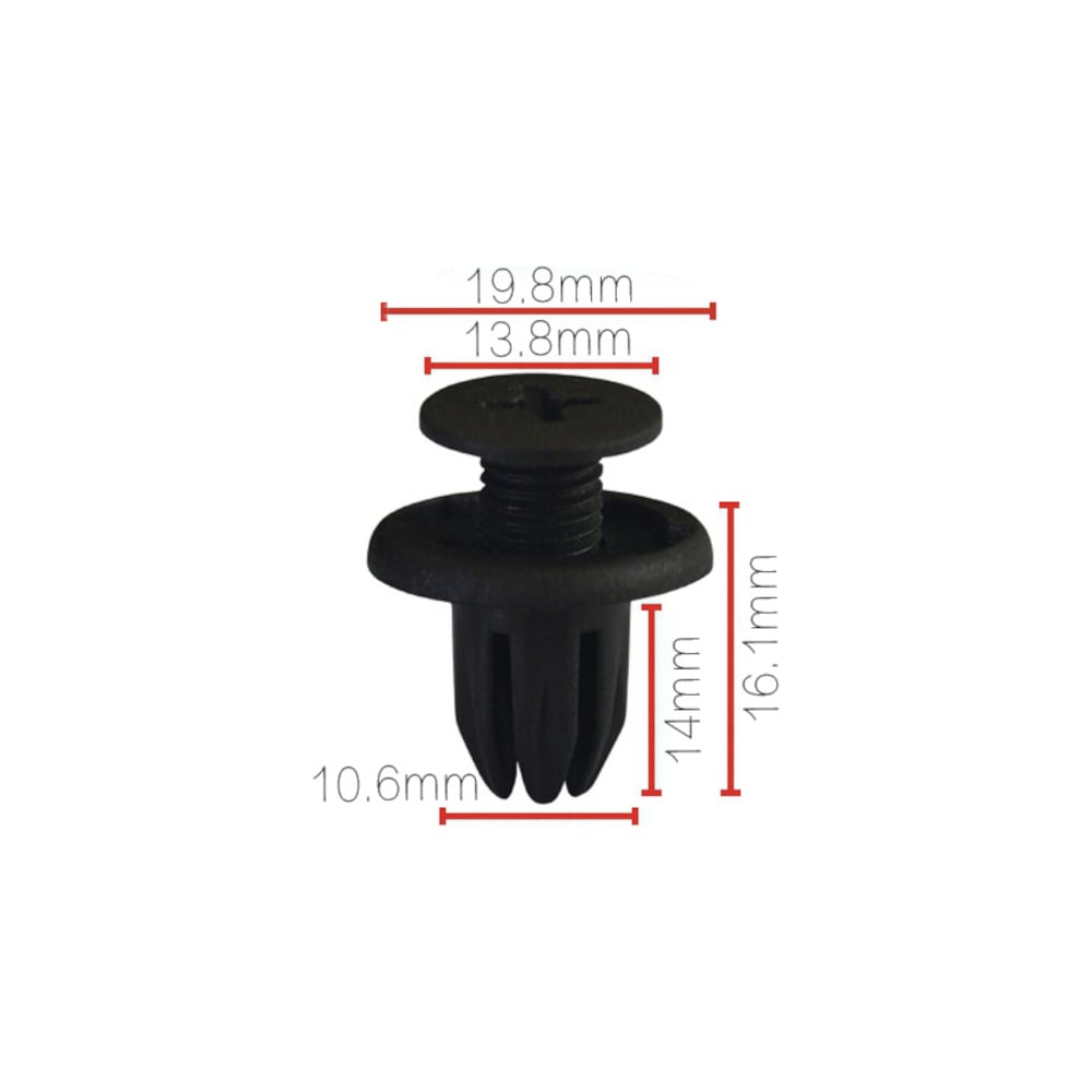 Клипса крепежная для а/м Hyundai 91503-sp0-003 10 шт Nord-Yada 909206 ...