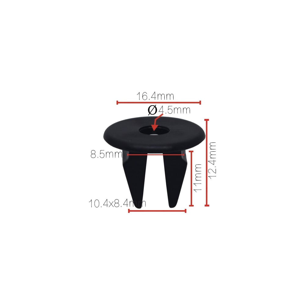 Клипса крепежная для а/м Hyundai 86848-22000 10 шт Nord-Yada 909236 ...