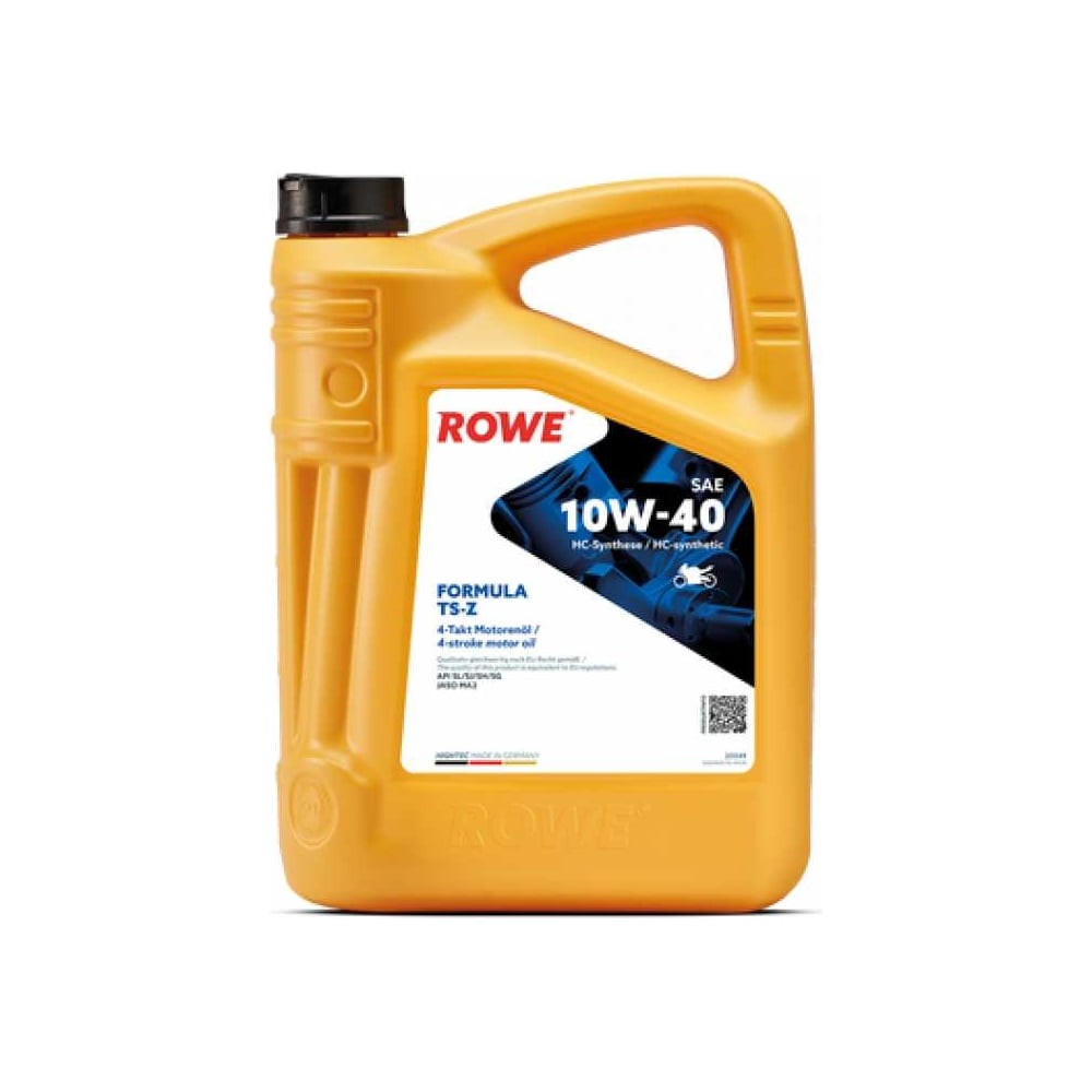 Моторное масло для 2 T 4 T двигателей Hightec Formula Sae 10w 40 Ts Z 5 л Rowe 20049 0050 99