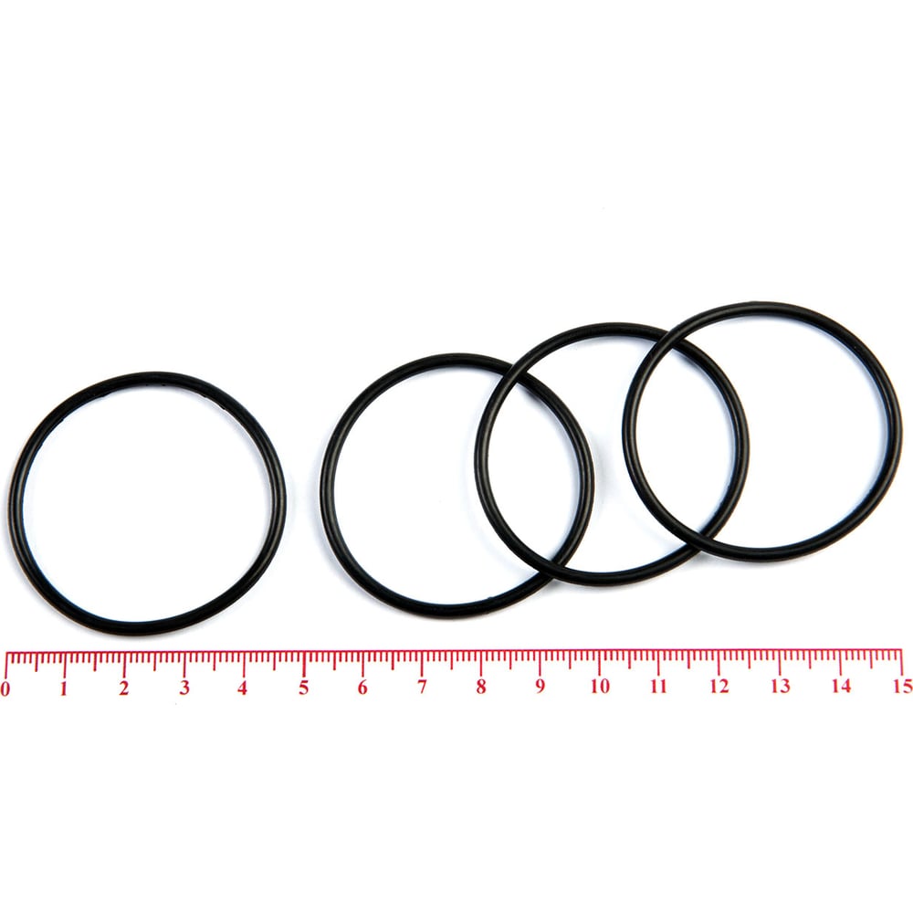 Кольцо резиновое O-ring 10 шт, 044-048-25 (043.0-2.5) NBR70 HIMPT 00 ...