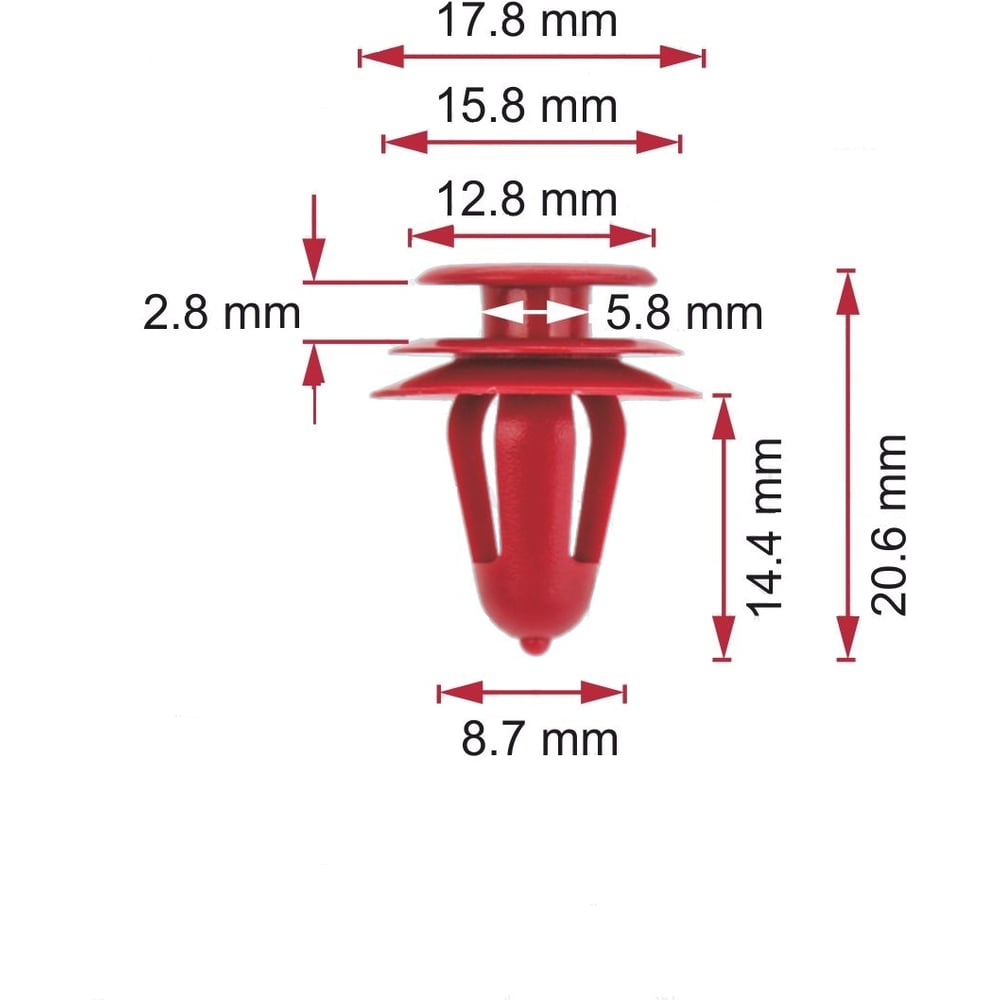 Клипса двери 50 шт AVERS 6777112050-50 - выгодная цена, отзывы ...