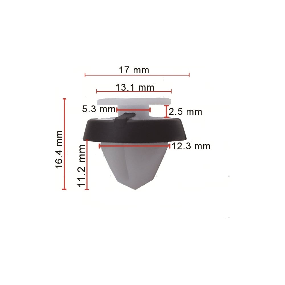 Клипса 10 шт AVERS 5J0867276-10 - выгодная цена, отзывы, характеристики ...