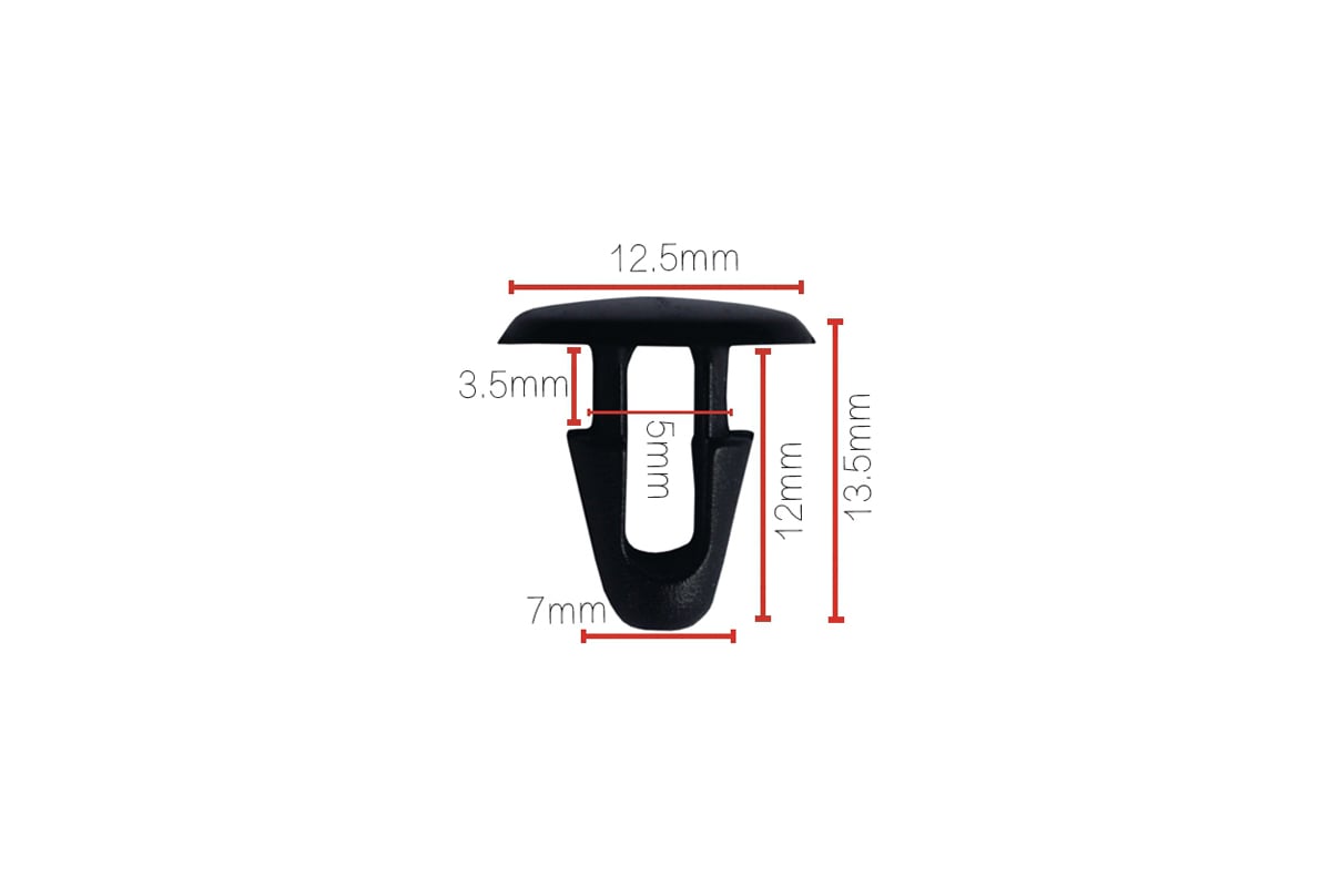 Клипса крепежная для а/м Toyota уплотнителя 90467-08004, 90467-08011 10 ...