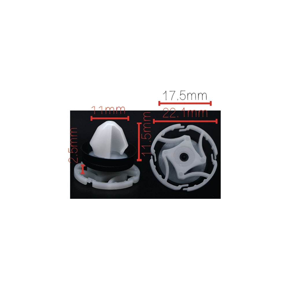 Клипса крепежная для а/м Renault, Citroen, Peugeot обшивки двери 9345zn ...