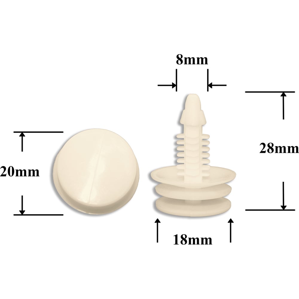 Автокрепеж для GM 10 шт 15986673 КрепАвто 0802 - выгодная цена, отзывы ...