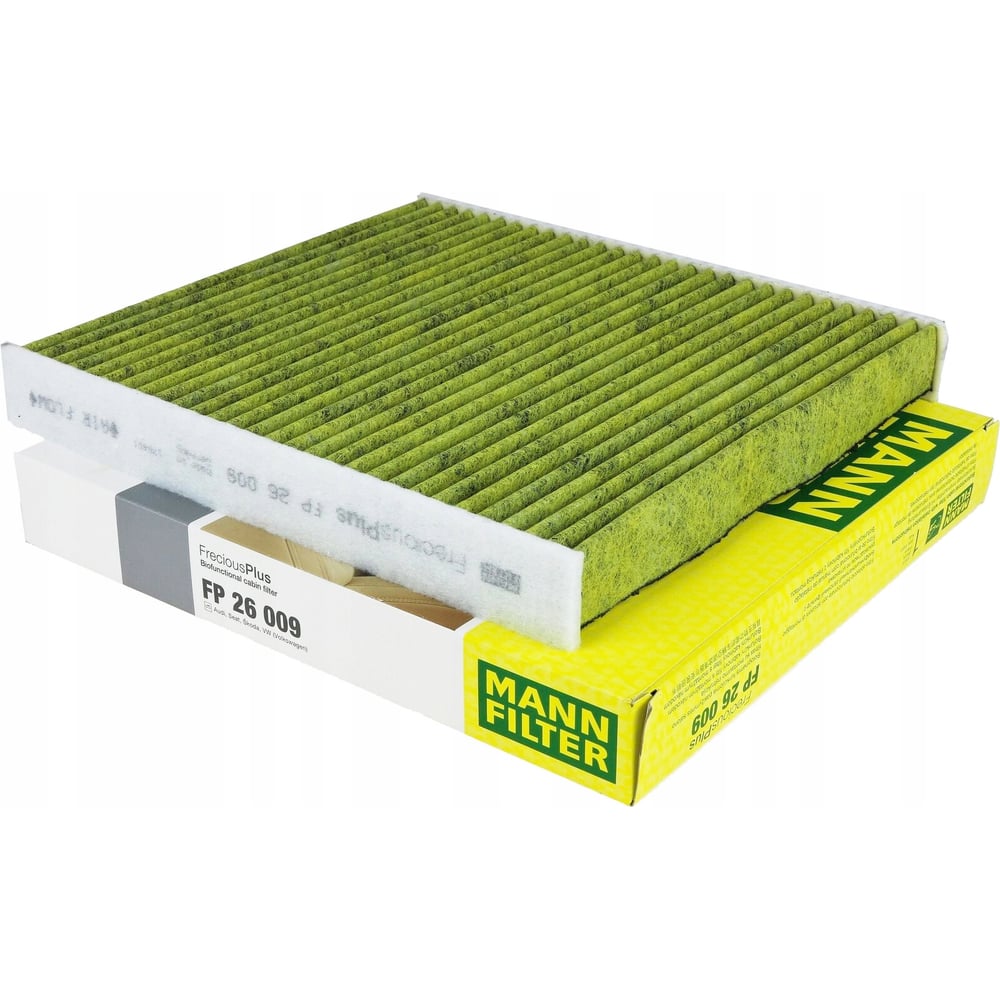 Фильтр салонный 12-угольный Frecious Plus Audi A3/Skoda/VW Golf MANN-FILTER FP26009 - выгодная ...